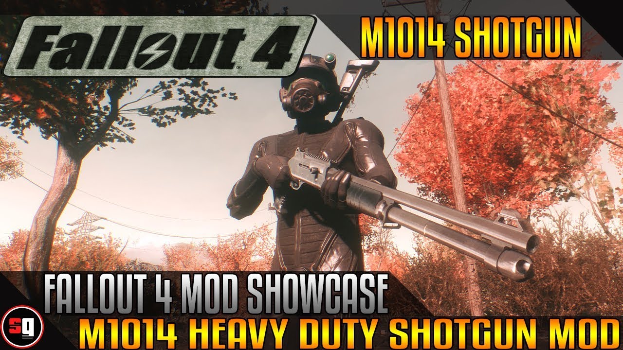 Fallout 4 - M1014 Shotgun Mod - YouTube