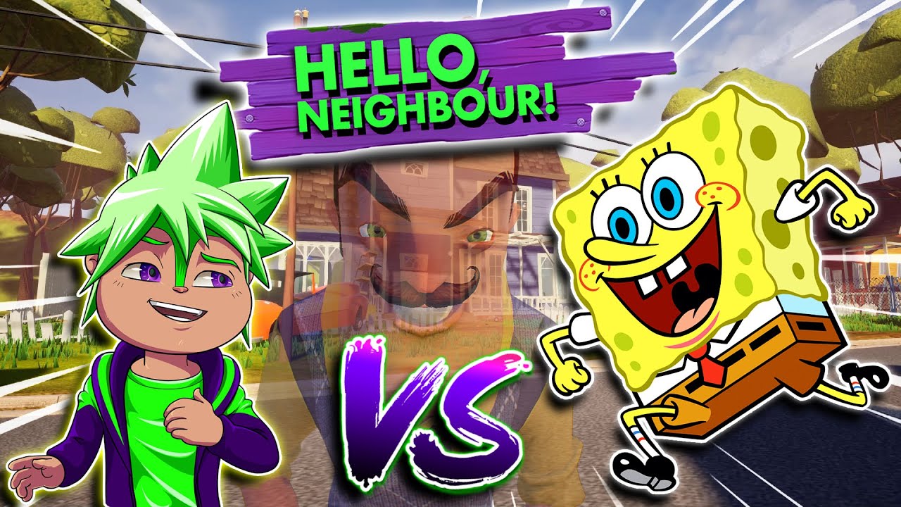 CHIPMUNK vs SPONGEBOB | Hello Neighbor Mod - YouTube
