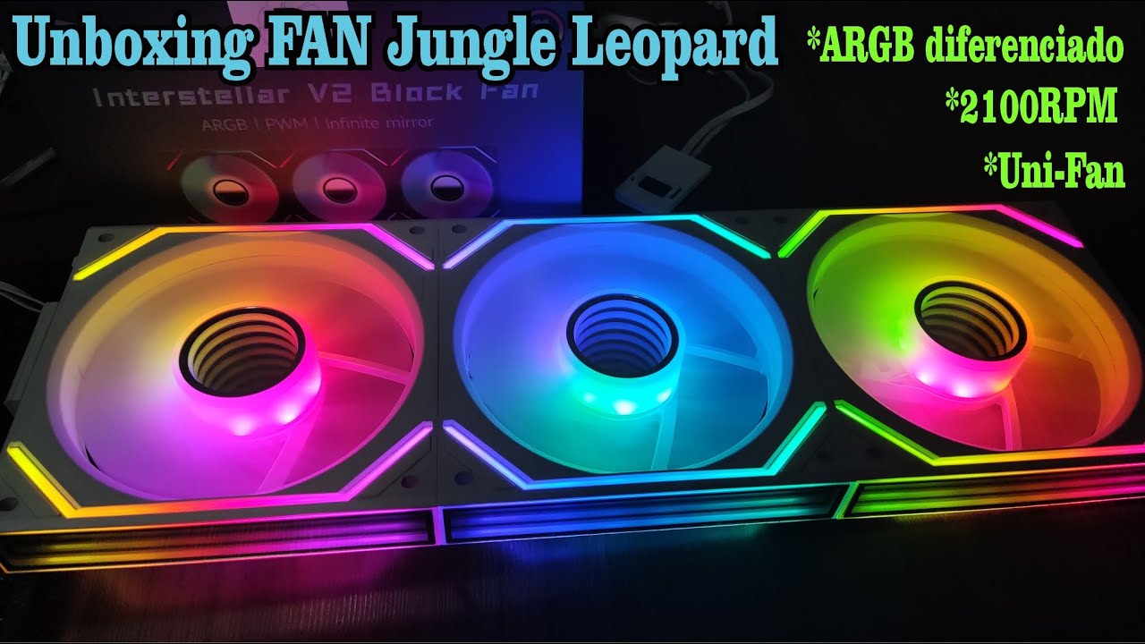 Unboxing+Reviews FAN uni-fan Jungle Leopard interestelar V2 - YouTube