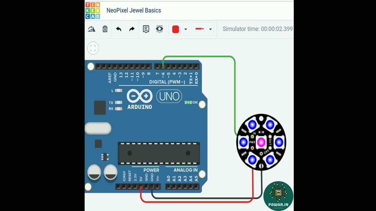 NeoPixel Jewel Basics - YouTube