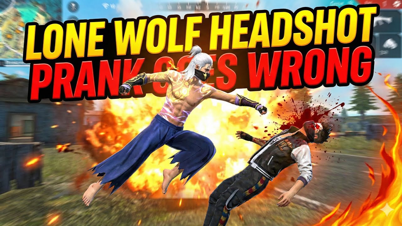 “LONE WOLF PRANK GONE ” 🤡 - Free Fire Funny Prank😂 #freefireprank - YouTube
