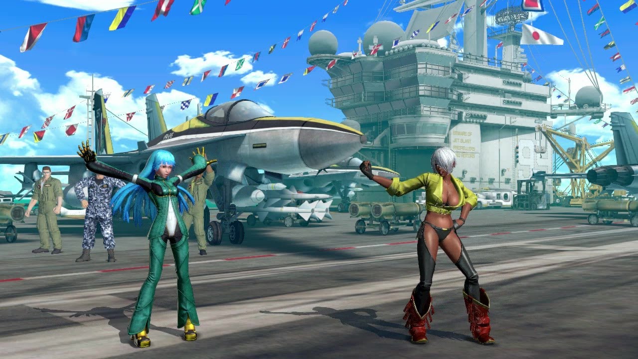 The King Of Fighters XIV - Kula Diamond vs Angel - YouTube