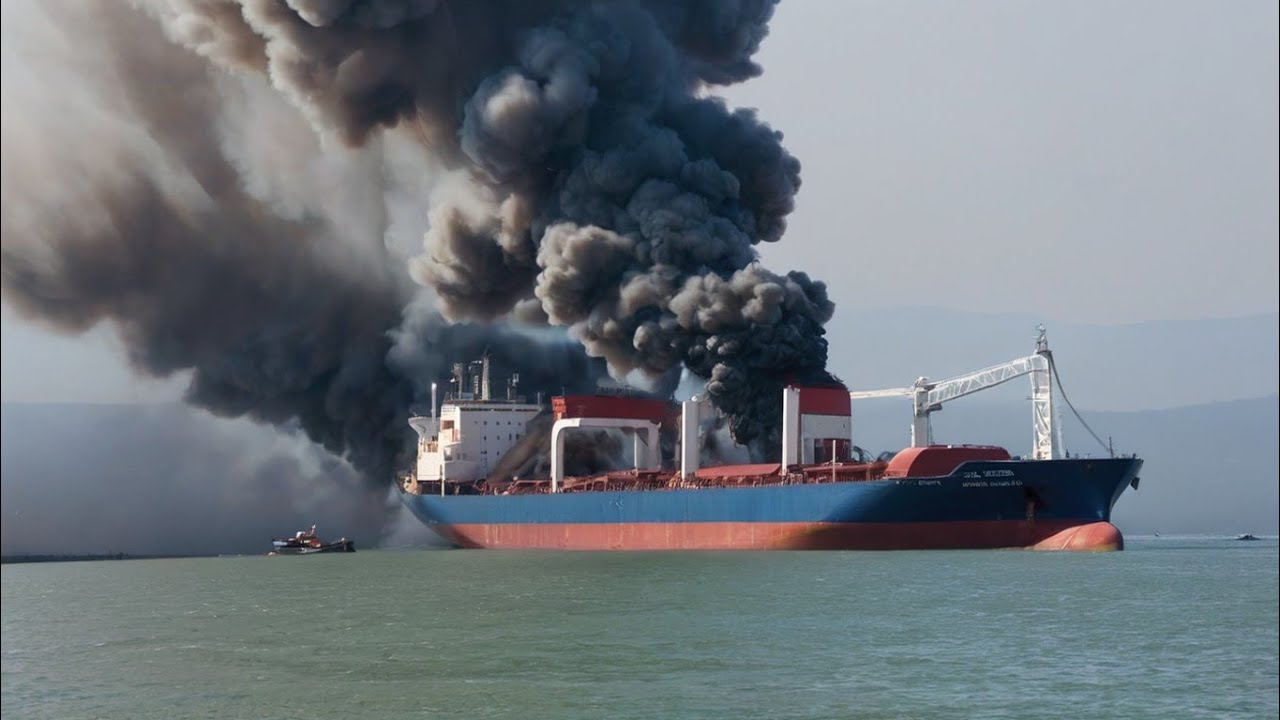 13 Minutes Ago! 3 Russian cargo ships carrying 700 tons of ammunition ...