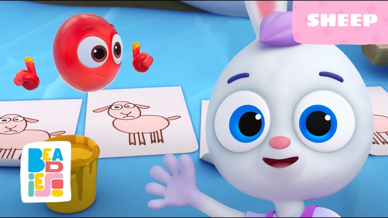Beadies — Sheep — Episode 25 — Season 1 | Learning Cartoon for Kids ...