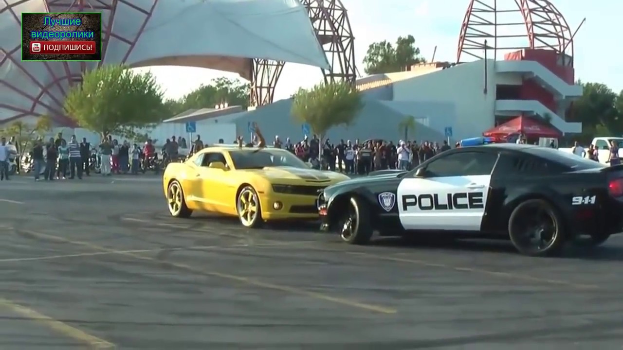 Drift Police car Ford Mustang "Ultimate Drifting" /#Полицейская машина ...