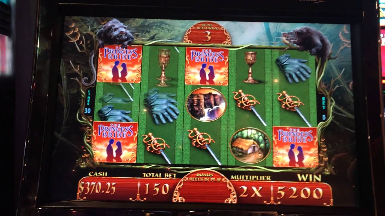 Princess Bride Slot Machine Bonus - Fire Swamp Bonus - Big Win!!! - YouTube