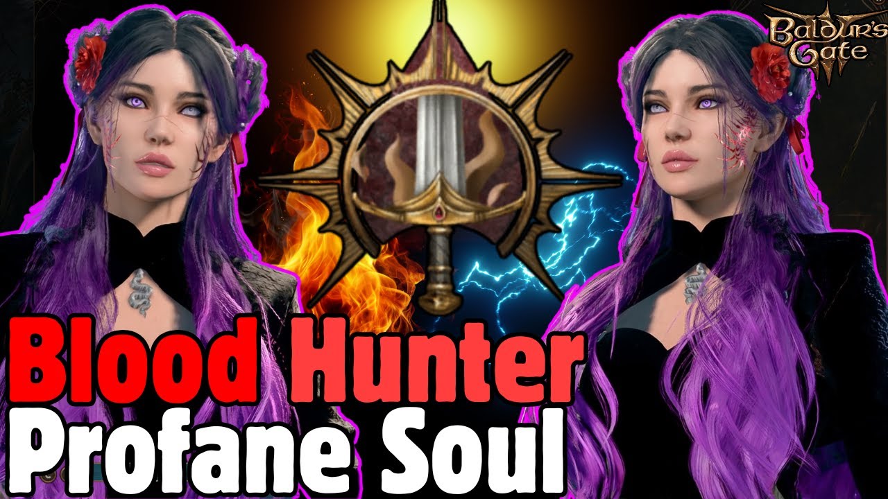 BLOOD HUNTER Profane Soul Mod Build in Baldur's Gate 3 - YouTube