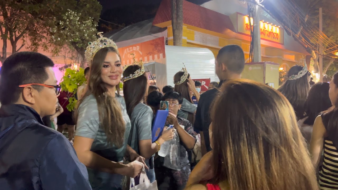 สาวเชียงตุงเที้ยวงานกากาต 100ปี🇹🇭เจอนางงามมิสแกรนด์อินเตอร์เนชั่นแนล ...