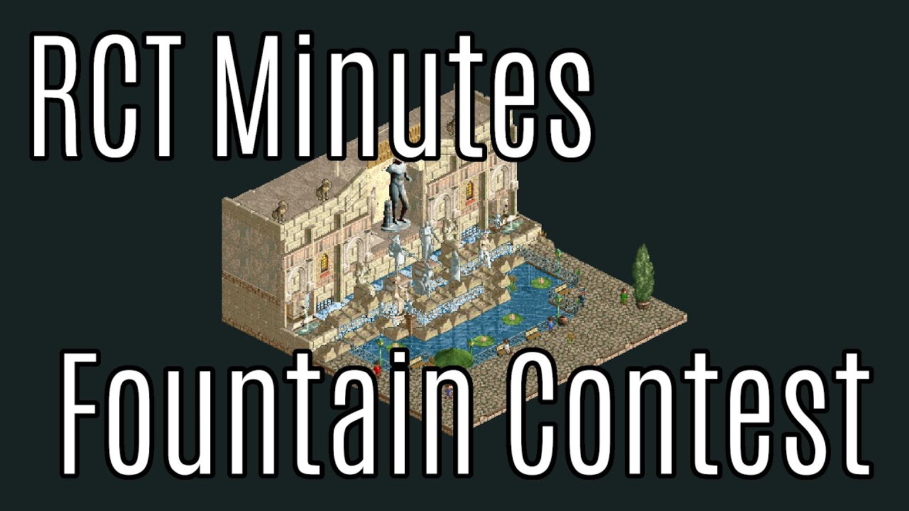 RCT Minutes Contest #2: Building a Fountain! | OpenRCT2 - YouTube