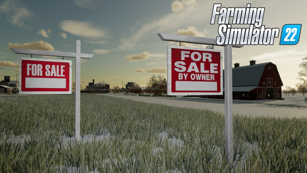 For Sale Sign US - Farming Simulator 2022 [FS 22 LS 22 Placeable ...