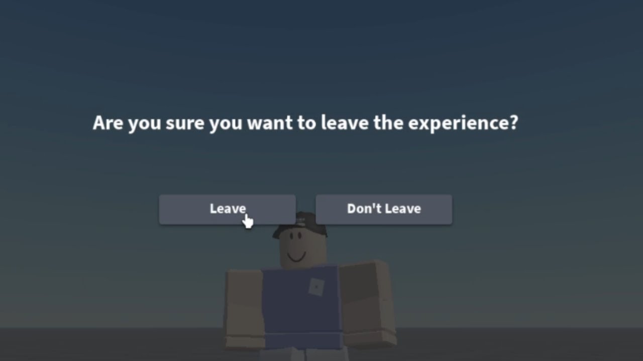 How to leave a ROBLOX game | Roblox Tutorial - YouTube