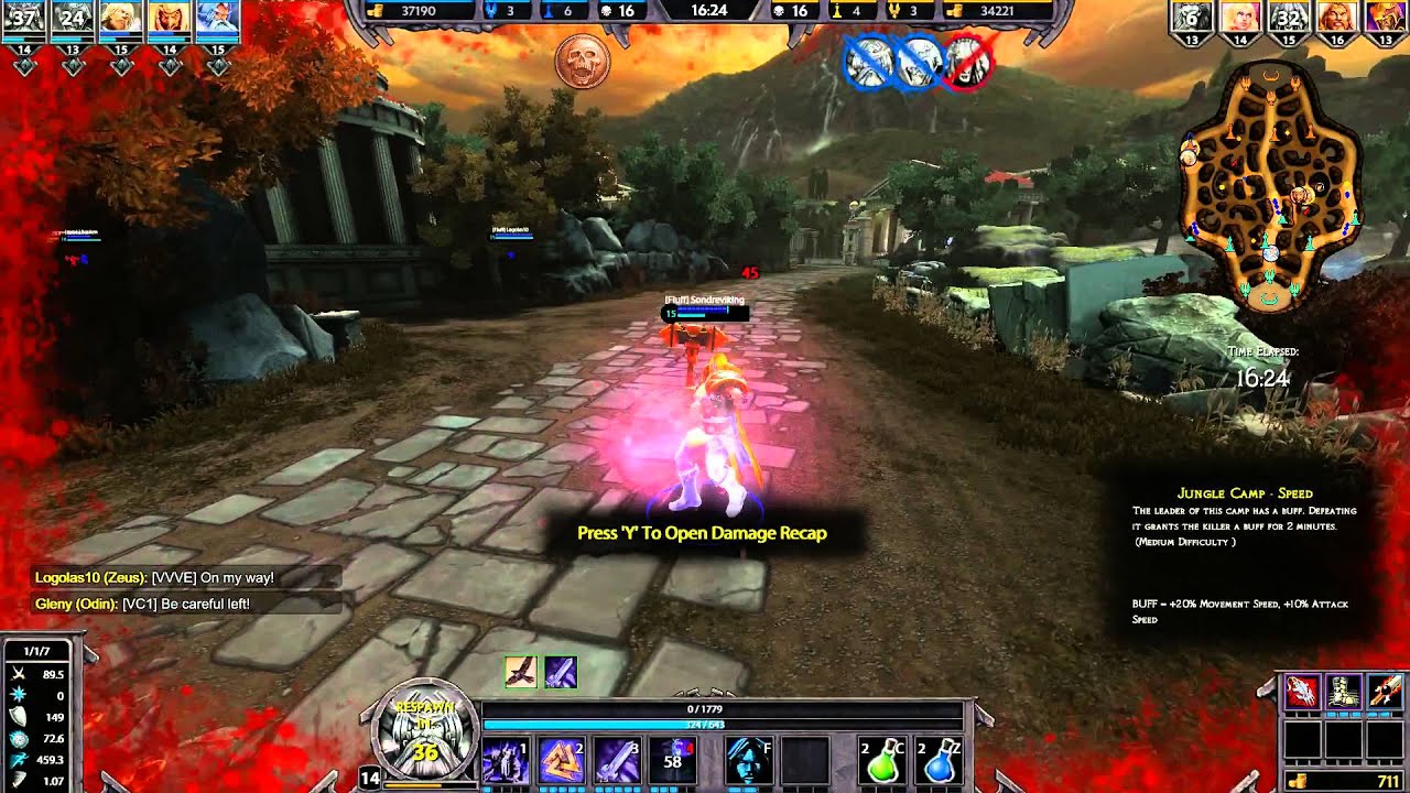 Odin Gameplay. Gameplay comentado en español. Smite Game - YouTube