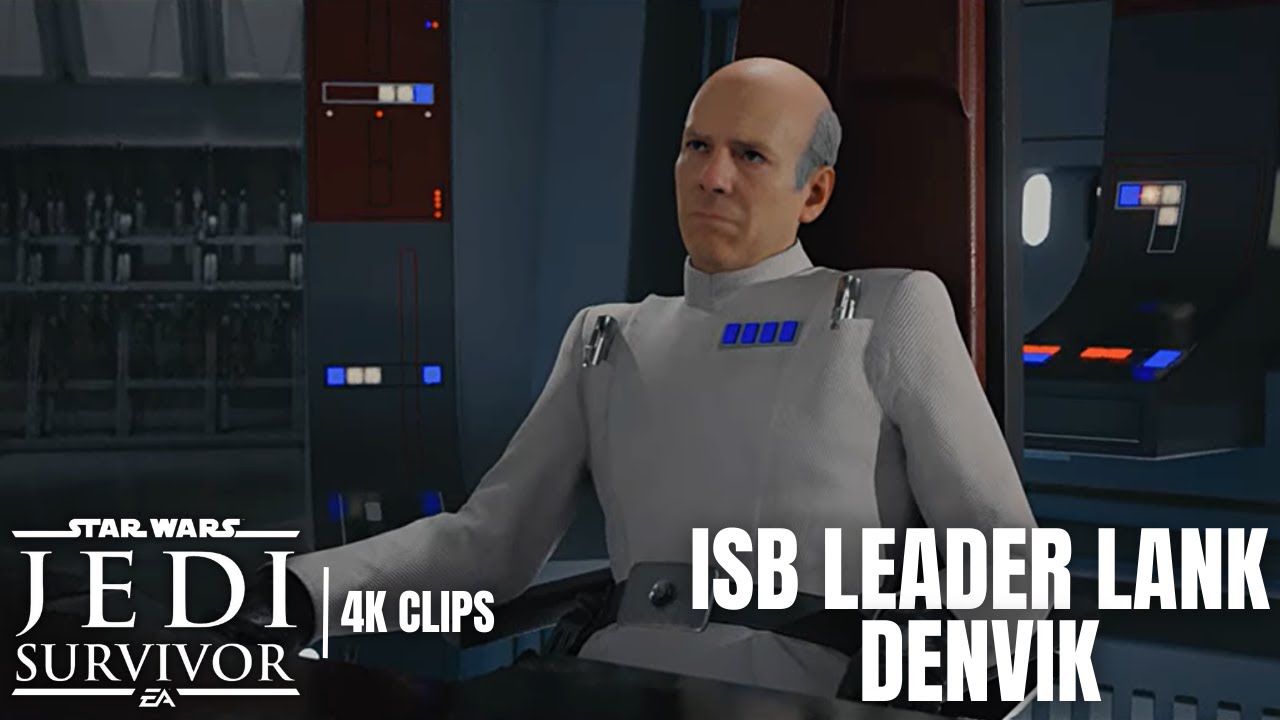 Cal Meets ISB Leader Lank Denvik | Star Wars Jedi Survivor 4K Clips - YouTube