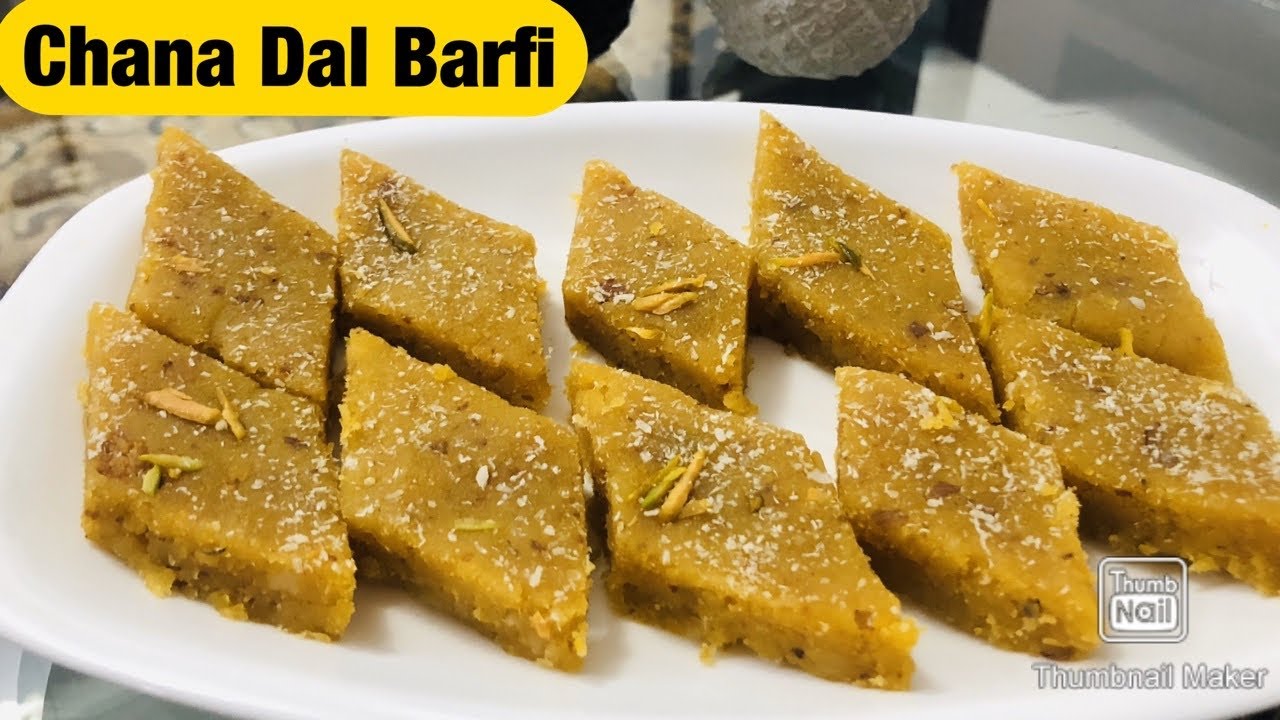 Chana Dal Barfi | Food Circle by Shabnam - YouTube