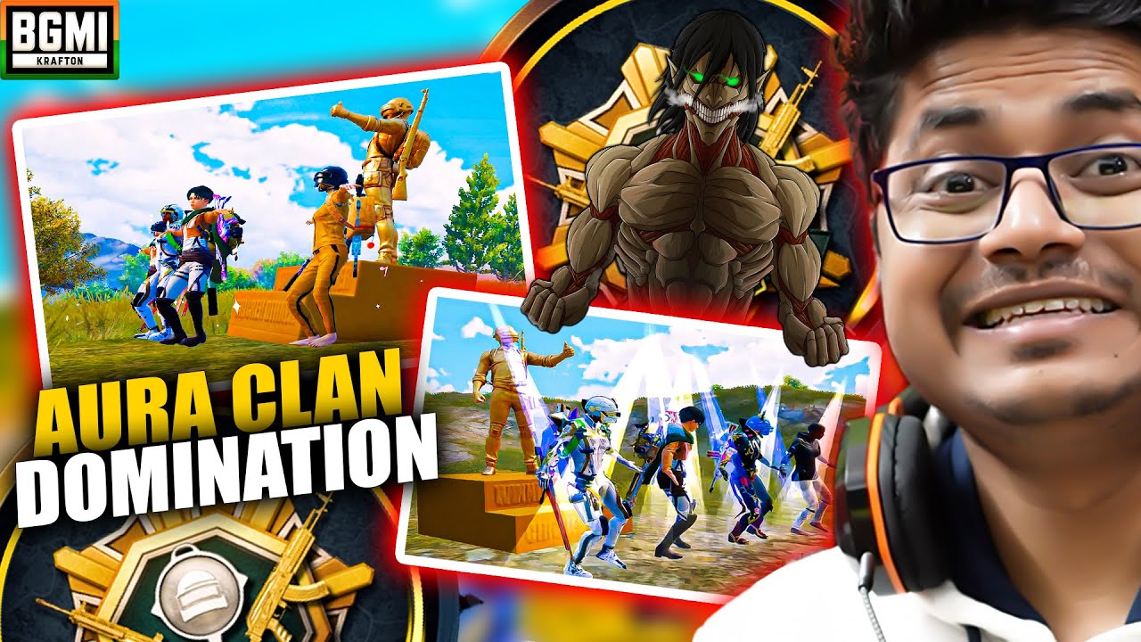 Aura Clan Crushed Top Rank Lobby in BGMI 🔥 Back-to-Back Chicken Dinners ...