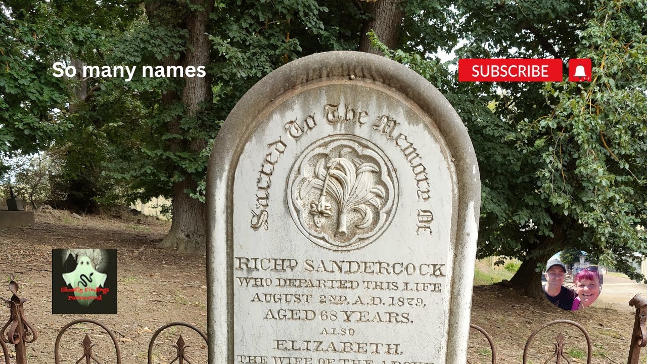 So many names come through at Salem cemetery - YouTube