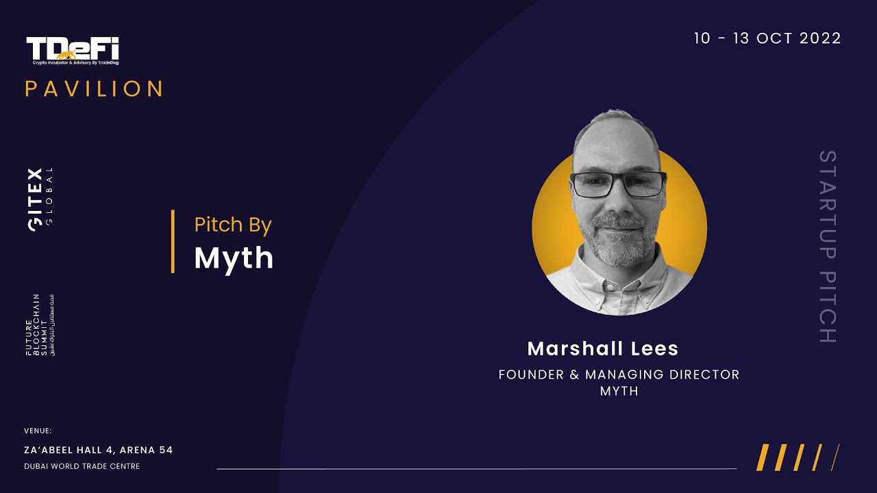 Pitch by Marshall Lees, Founder & Managing Director - MYTH - YouTube