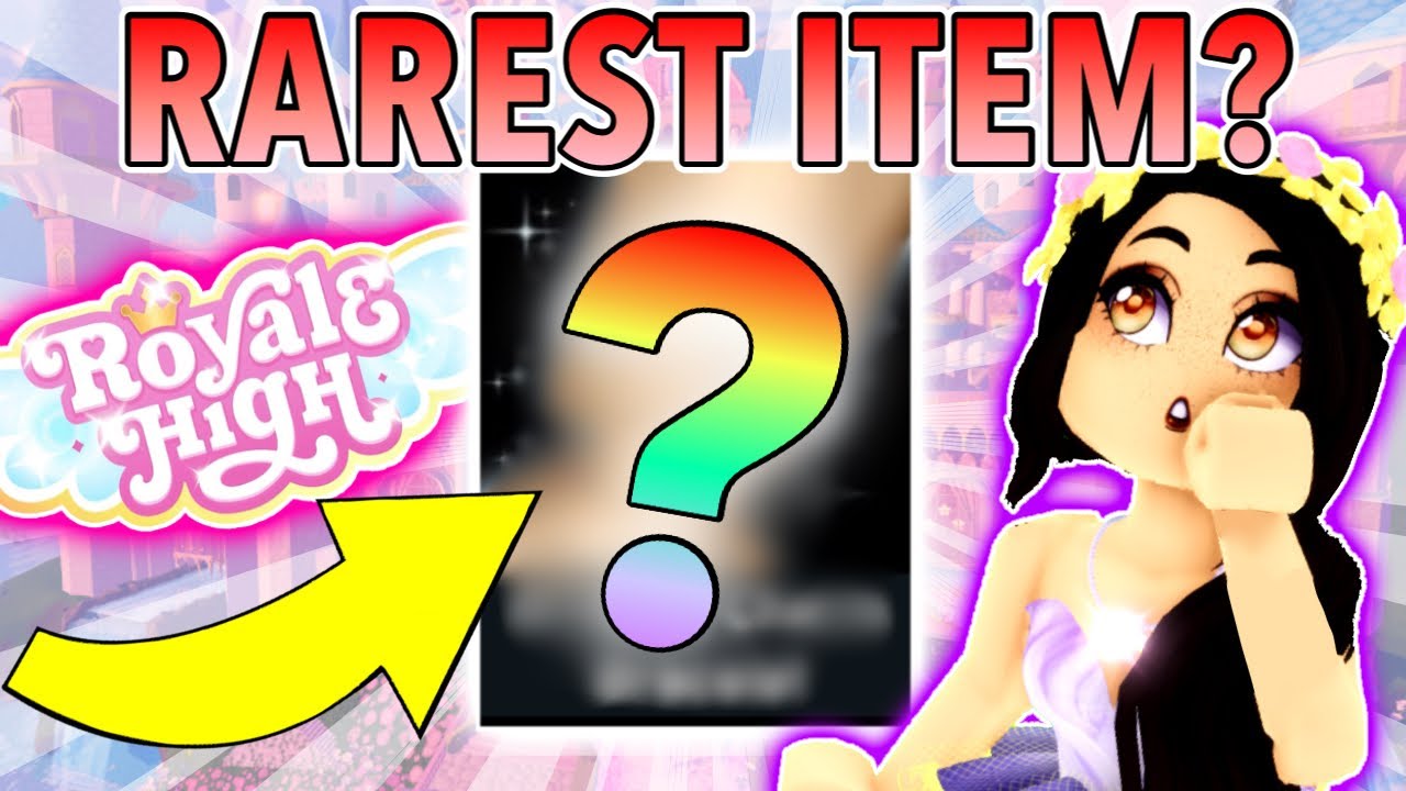 Royale High's RAREST ITEM You Probably Never Knew Existed... - YouTube