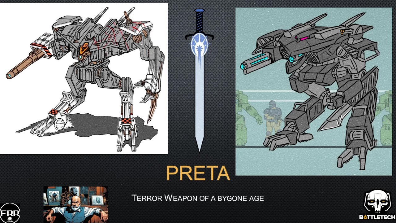 Battletech's Preta, the Celestial Omnimech in the Mid-Range - YouTube