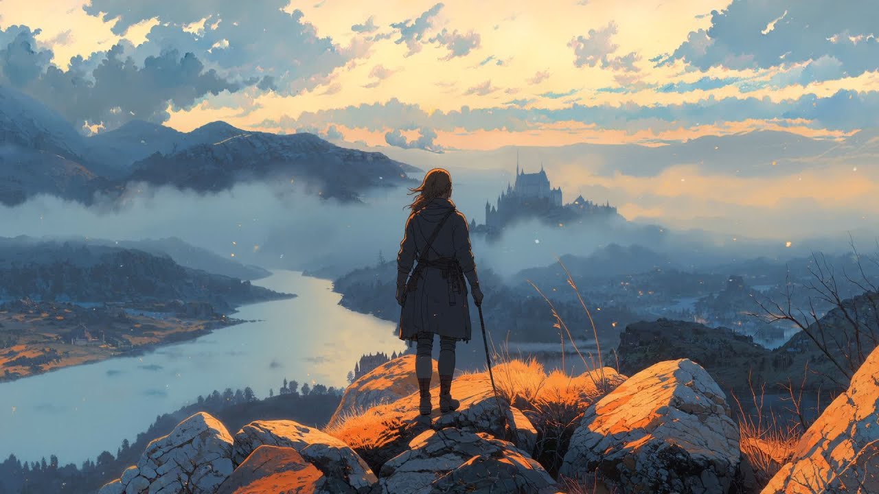 The Watcher and Her Gaze Beyond | Neko Echo Live's Chill Lo-Fi Music 🎶 ...