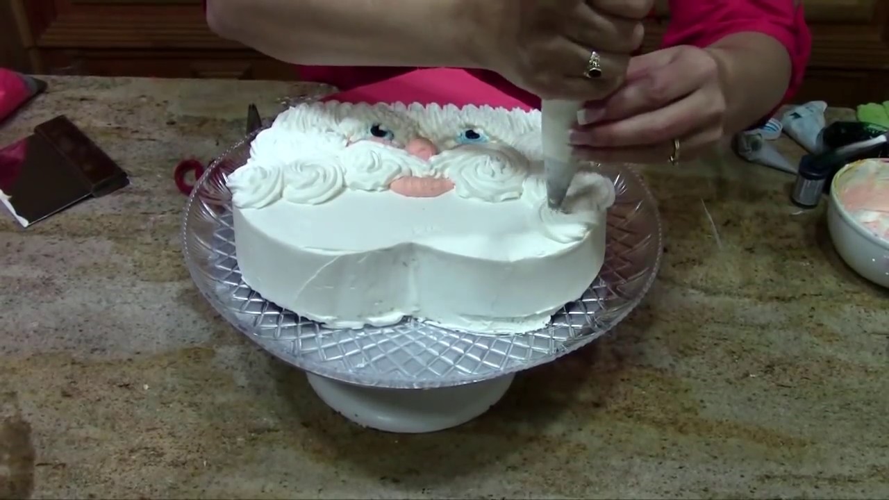 Santa Claus Cake / Cake decorating - YouTube