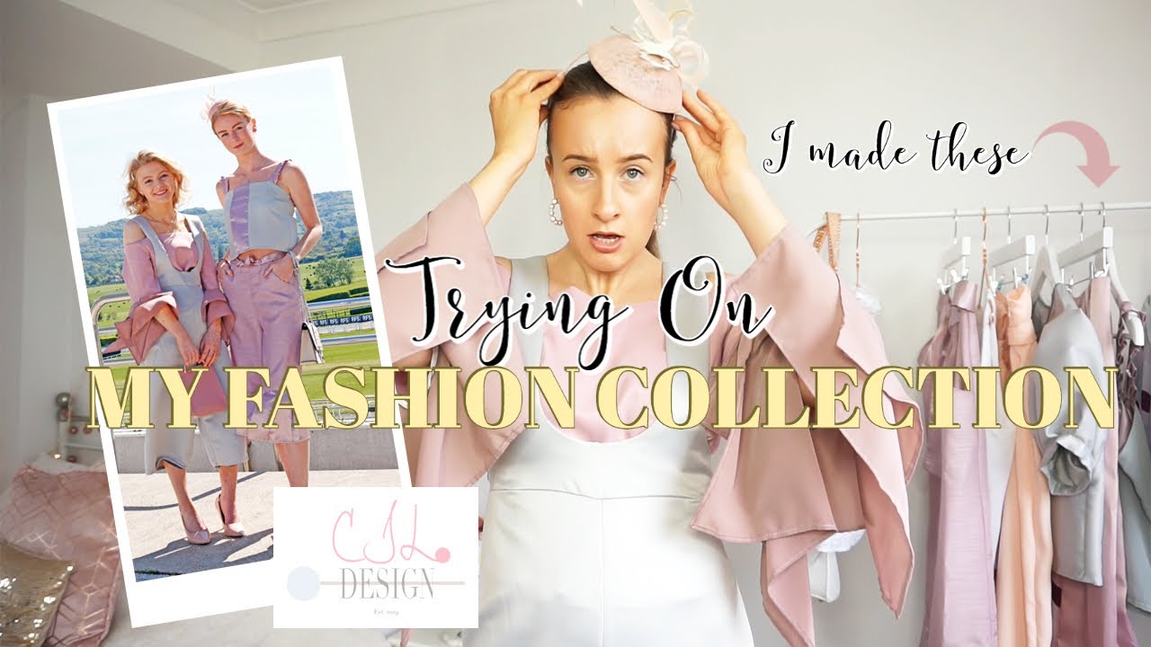 TRYING ON MY UNI CLOTHING COLLECTION - YouTube