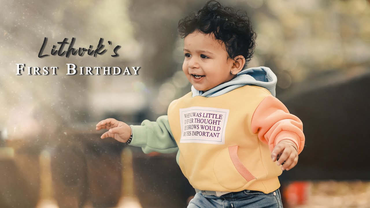 LITHVIK'S First Birthday | Turning One Preshoot Video | Sunny ...