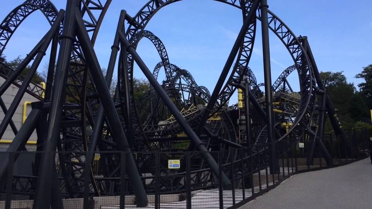 alton towers smiler test 19/9/2015 late afternoon HD - YouTube