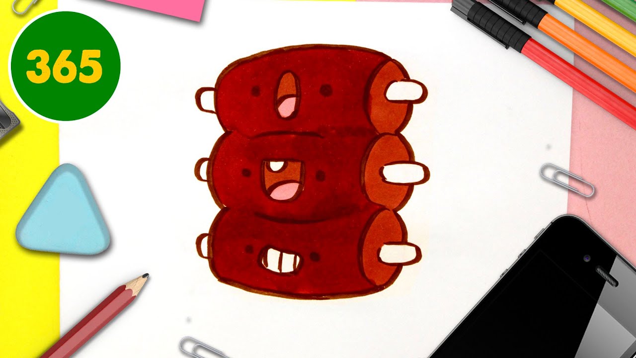 HOW TO DRAW A CUTE RIBS KAWAII - YouTube