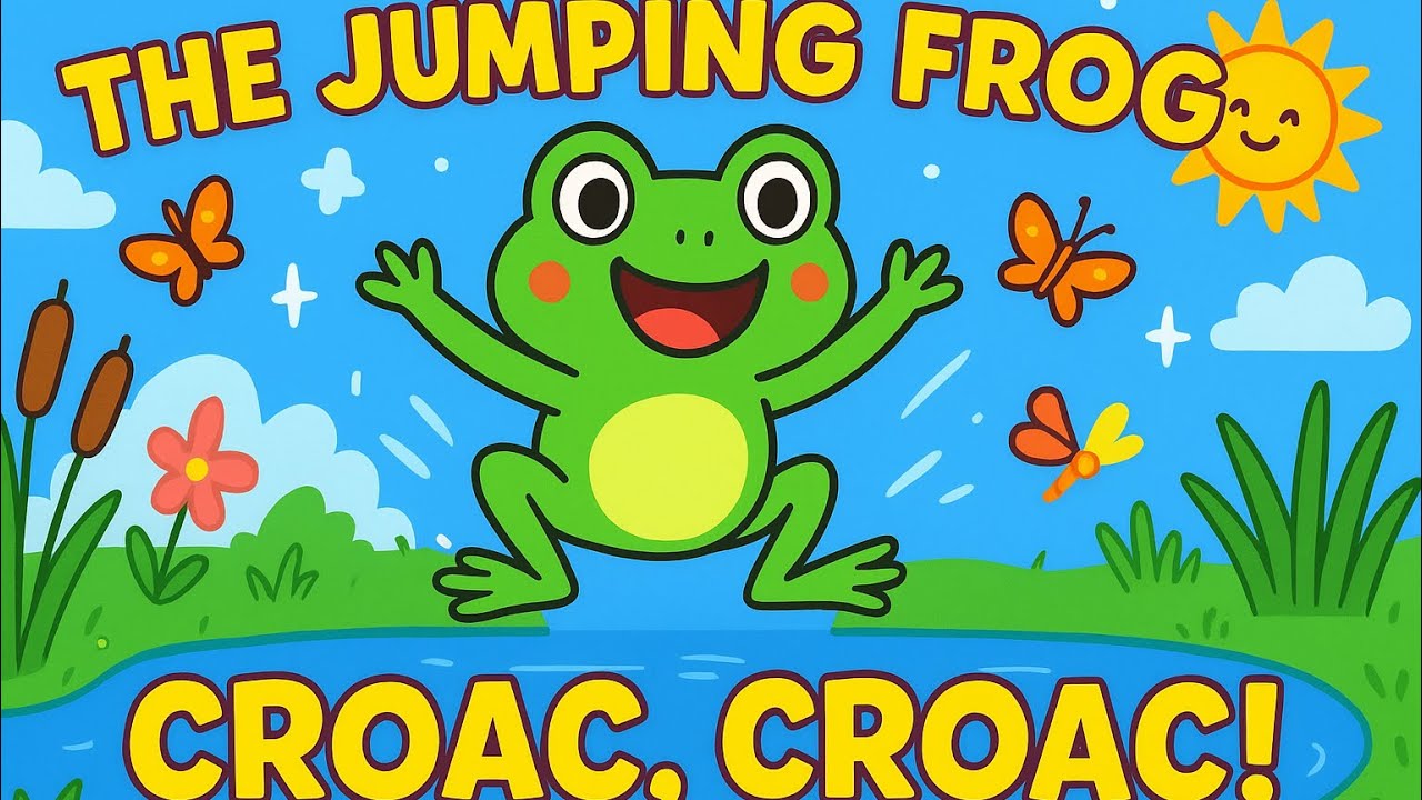 O Sapo Pulador 🐸 – Música Infantil Pulando no Lago e Fazendo Croac ...