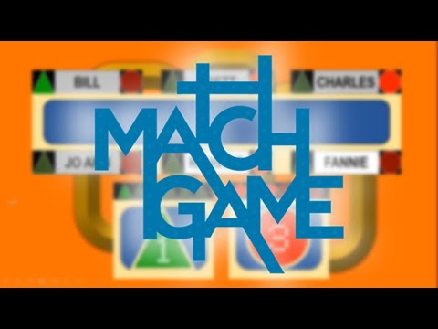 Match Game (1973-82) Powerpoint 2016 Template (Orange Set w/ Star Wheel ...