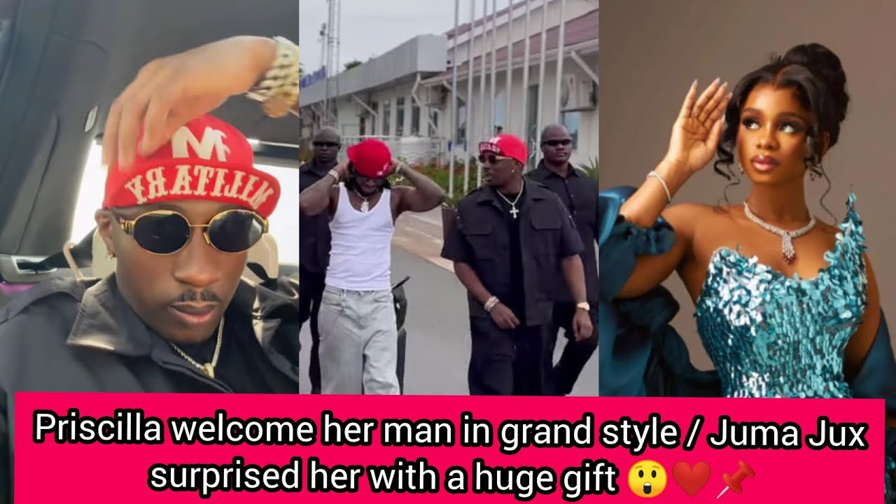 Priscilla welcome her man in grand style / Juma Jux surprised her with ...