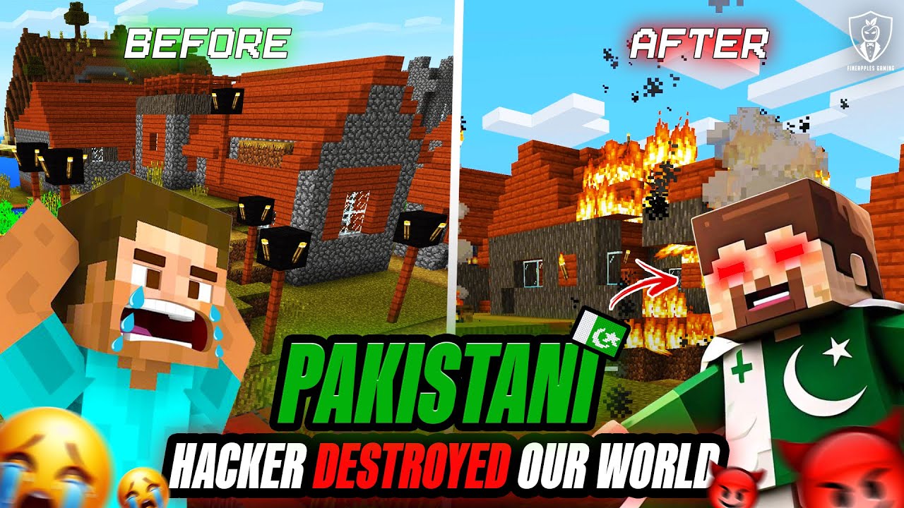 PAKISTANI HACKER destroyed our Minecraft Server! | Fineapples Comeback ...