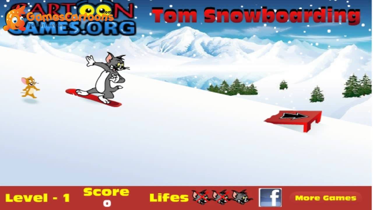 Tom and Jerry Snowboard - YouTube