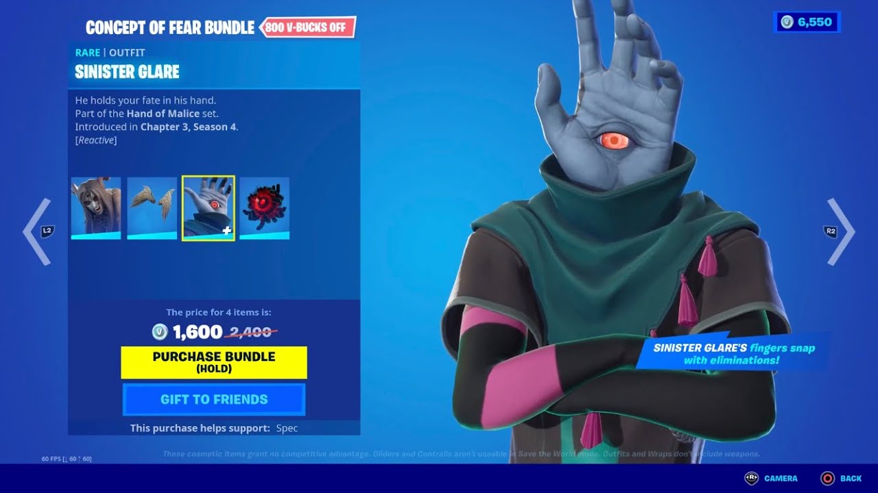 *NEW* Concept Of Fear Bundle! (Fortnite Battle Royale) - YouTube