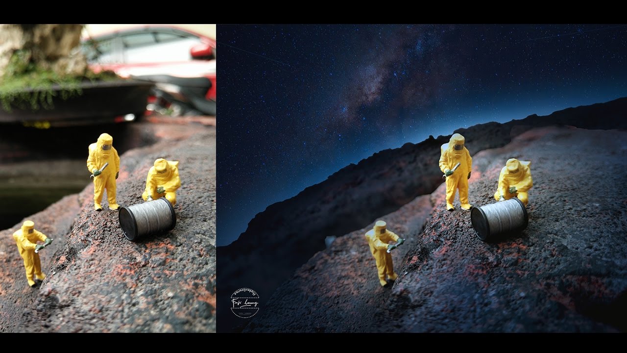Simple Manipulation Photoshop CC Tutorial | Outer Space - YouTube