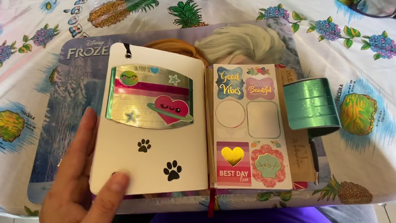 My chunky notebook. Keeping it fun 😊💜 - YouTube