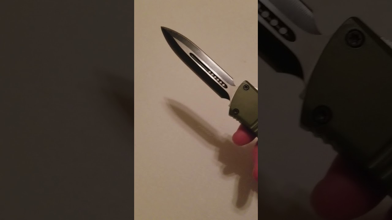 Custom OTF Knife from Wilcox Tactical - YouTube