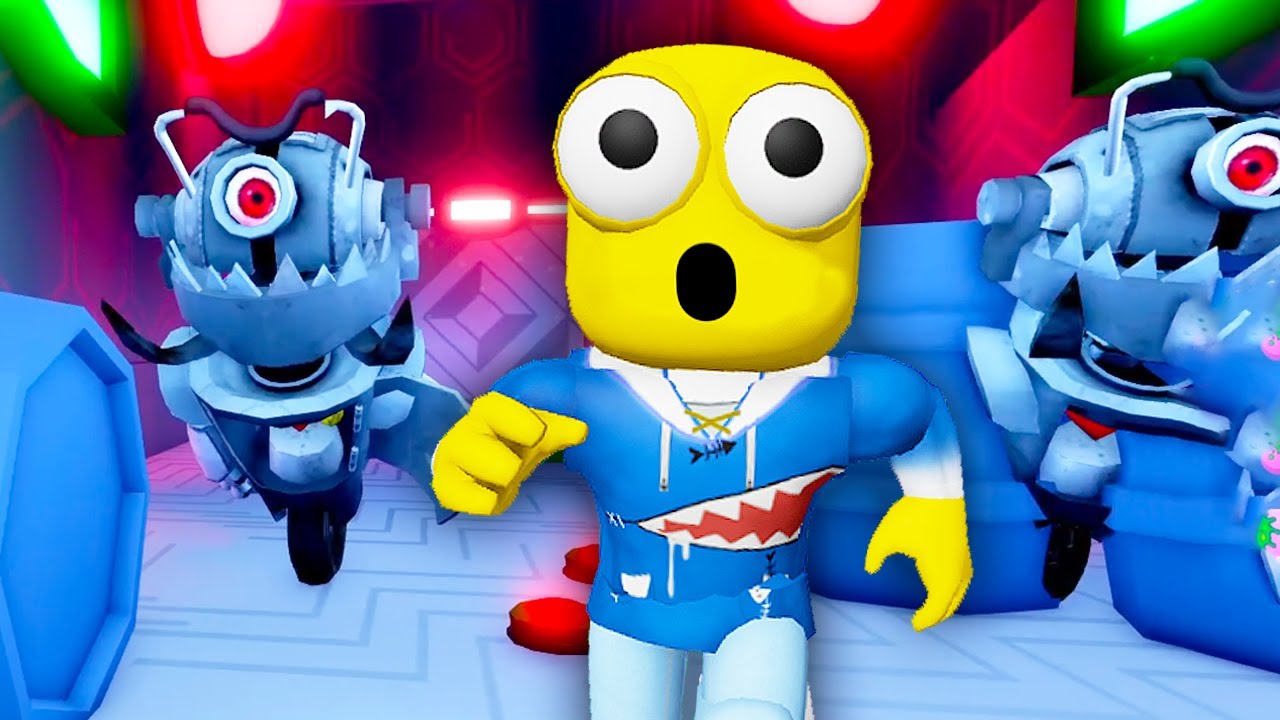 ENFERMER DANS L'USINE DES ROBOTS MECHANT (ESCAPE ROBOT FACTORY Obby ...