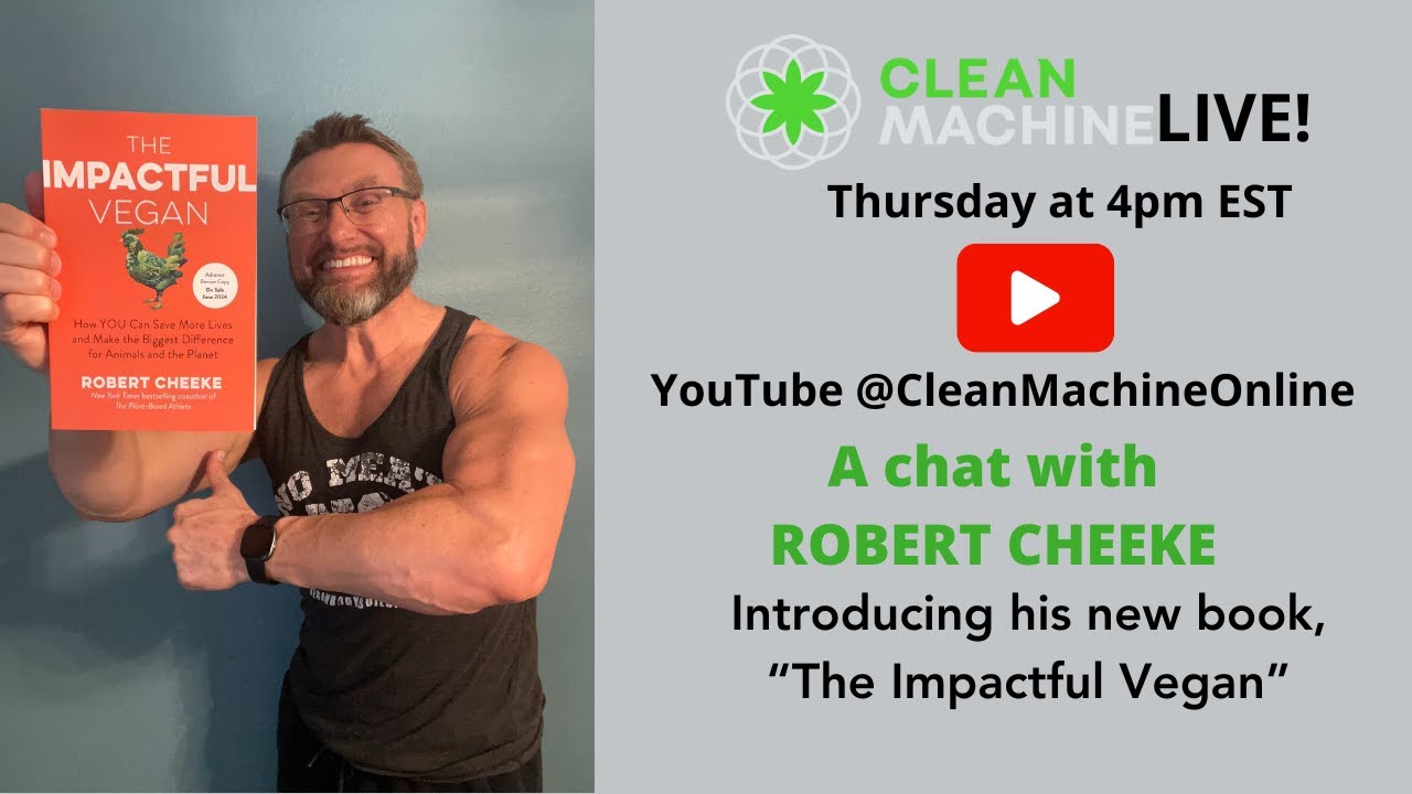 CM Live! A chat with vegan author, Robert Cheeke - YouTube