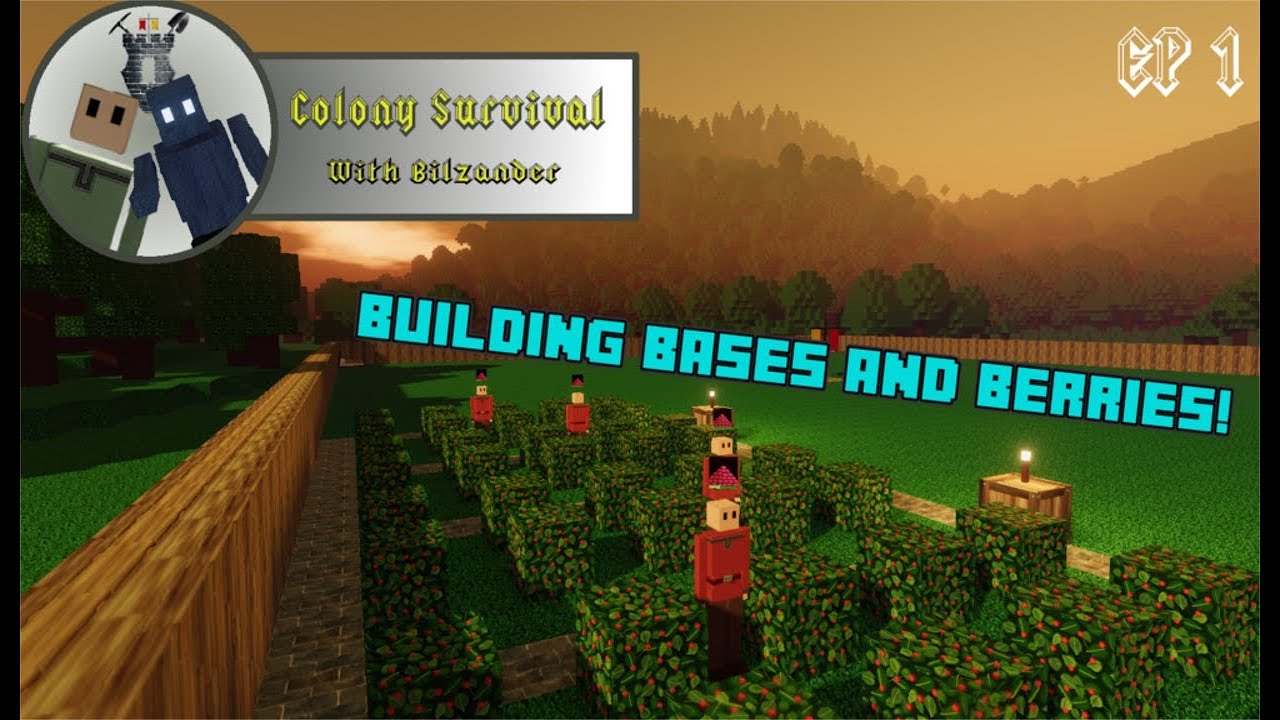 Colony Survival - Building Bases and Berries! - EP1 - YouTube