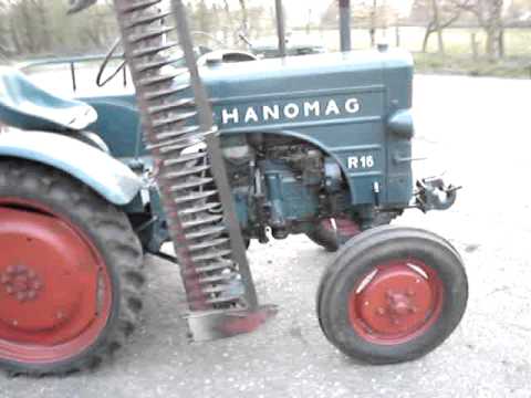Hanomag R16 oldtimer tractor 1951 - YouTube