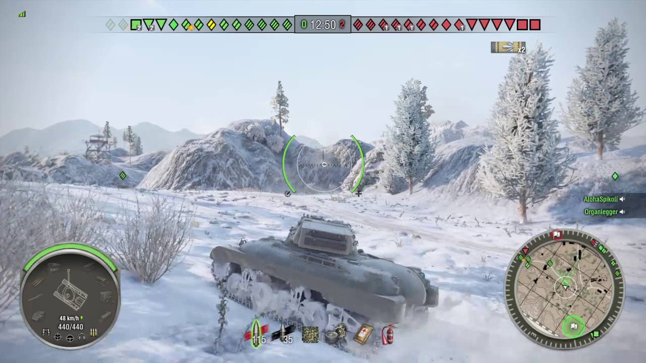 World of Tanks epic vertical takedown w American M7! - YouTube