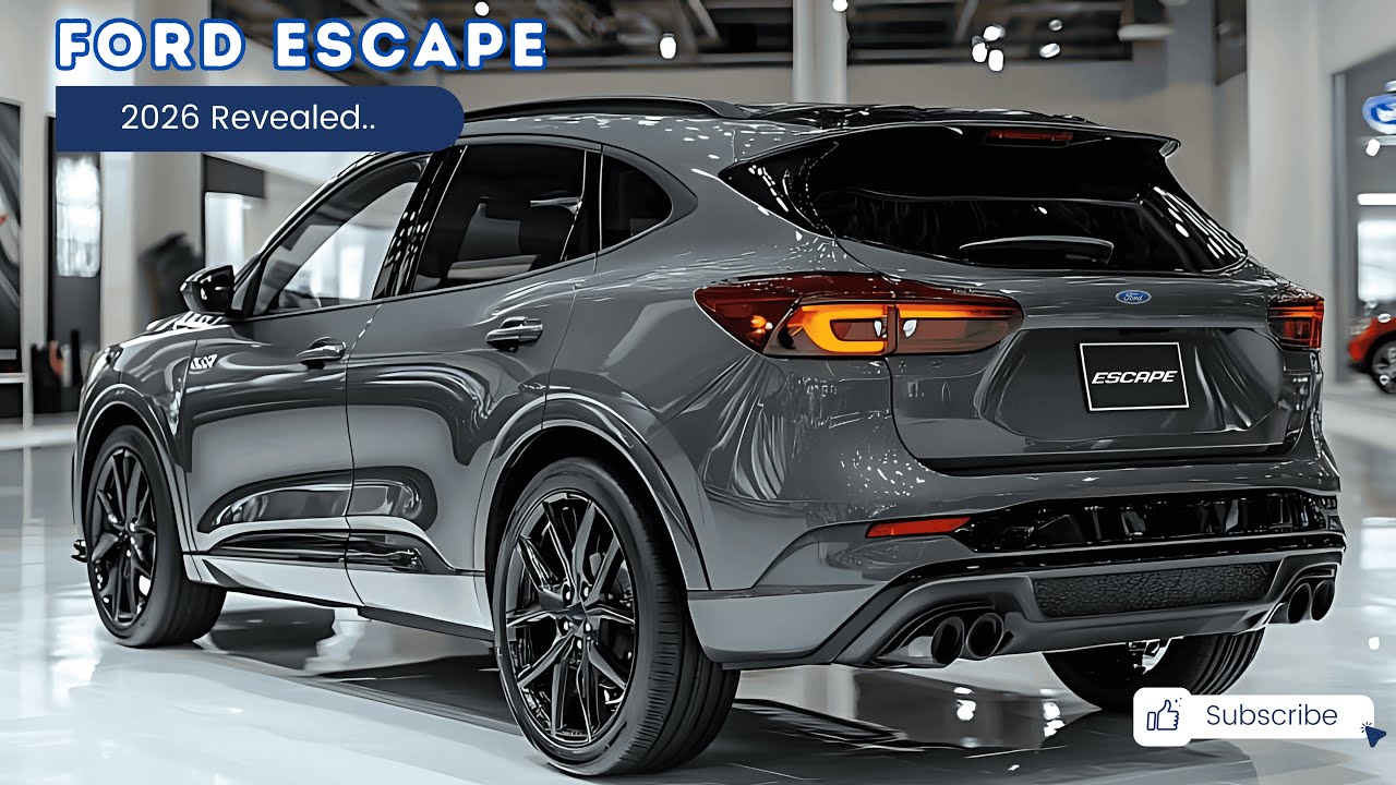 2026 Ford Escape – Sleek New Look, Hybrid Power & Smarter Tech Revealed ...