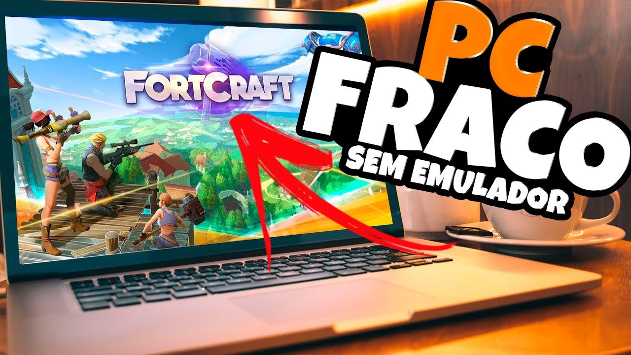 LANÇOUU!💥FORTCRAFT PARA PC FRACO SEM EMULADOR GRATUITO SUPER LEVE EM PT ...