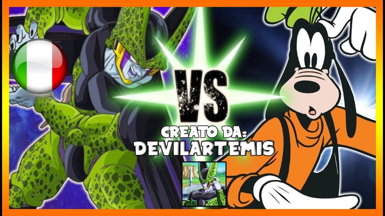 Perfect Cell Vs Pippo | DEVILARTEMIS - DOPPIAGGIO ITA - YouTube