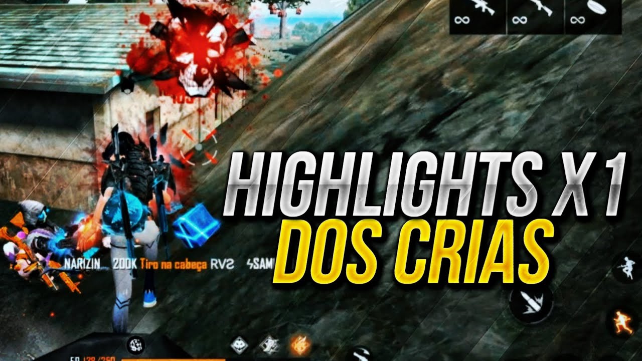 HIGHLIGHTS X1 DOS CRIAS - FREE FIRE SKIN APELAPATO E TWO9 - YouTube