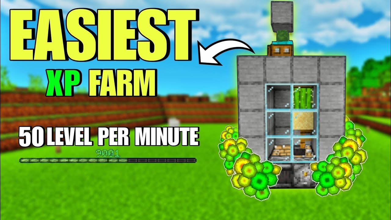 Minecraft NEW XP Farm in Bedrock Edition 1.21 (MCPE/Xbox/PS4/Nintendo ...