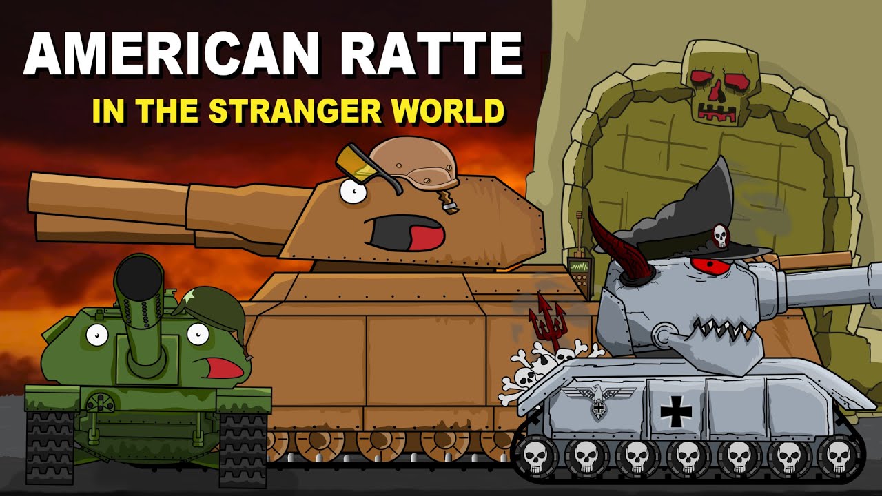 American Ratte in a very strange world - Cartoons about tanks - YouTube