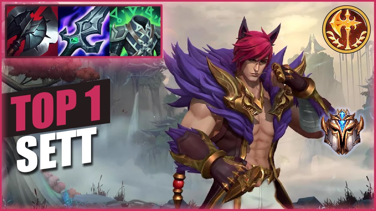 [Wild Rift] SETT TOP 1 - S8 Challenger ranked game + build - YouTube